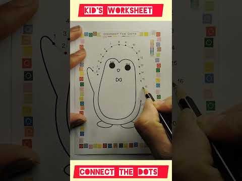 Worksheet - 109 Connect The Dots #Kg #Lkg #Kids #Fun #Entertainment #kidsvideo