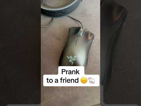 Prank to a friend 🤫🐁💻🧑💻#mouse #computer #prank #sticker #arcticpanda