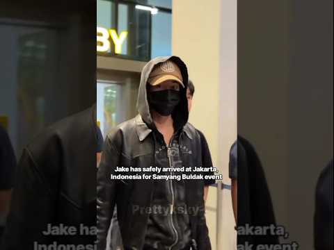 Jake has safely arrived at Jakarta, Indonesia #enhypen #jake #engene #prettyksky