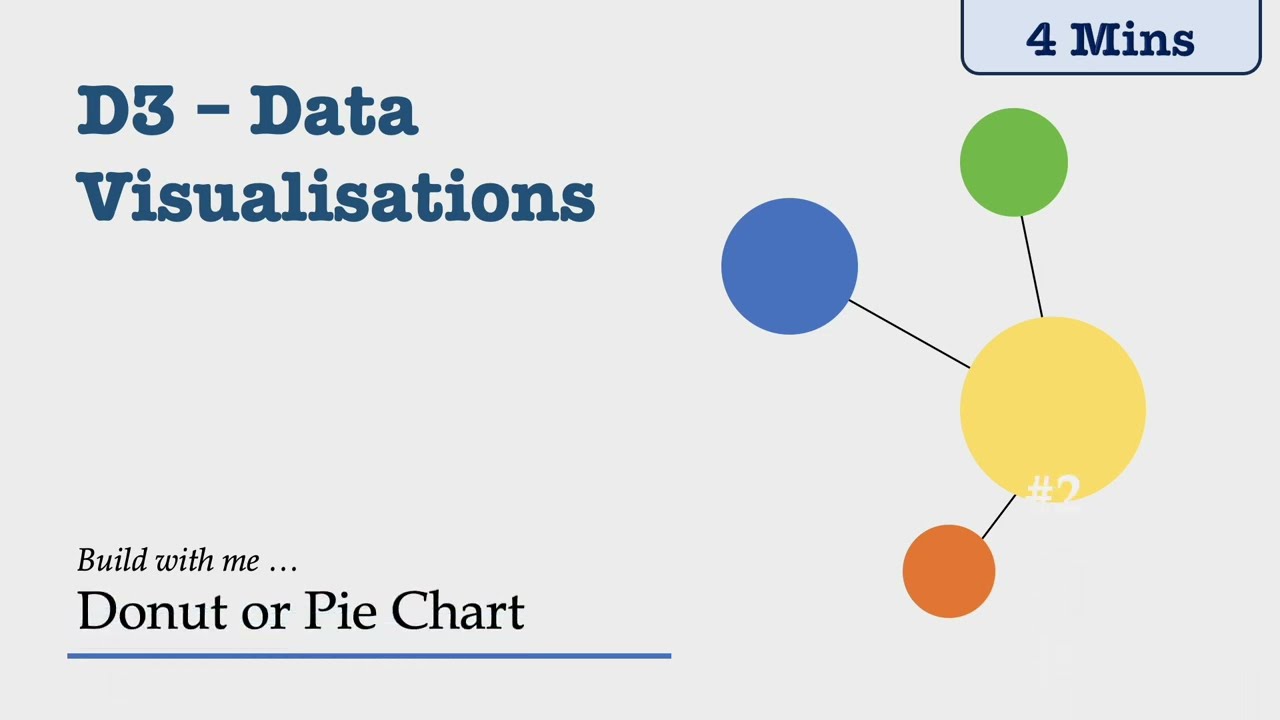 Create a Pie or Donut Chart with few easy steps in D3js