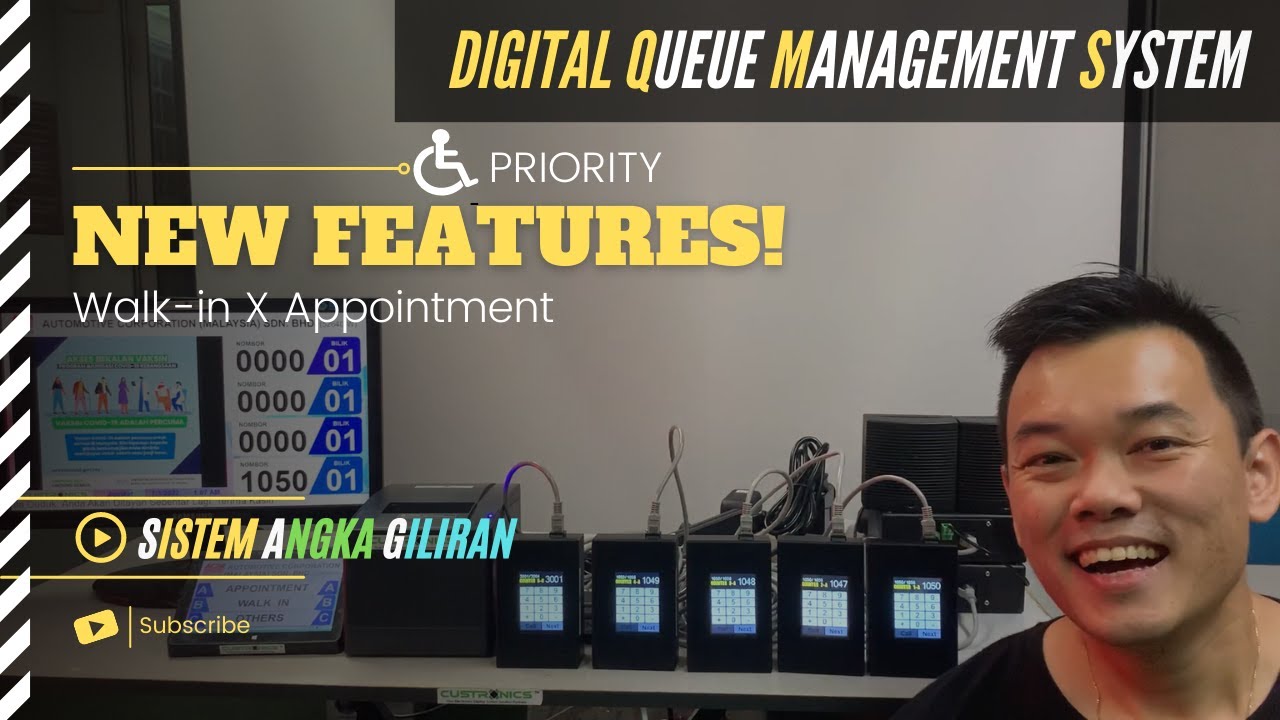 Digital Queue Management System | Priority | 5C | #QMS #DigitalQMS #Custronics #QueueSystemmalaysia