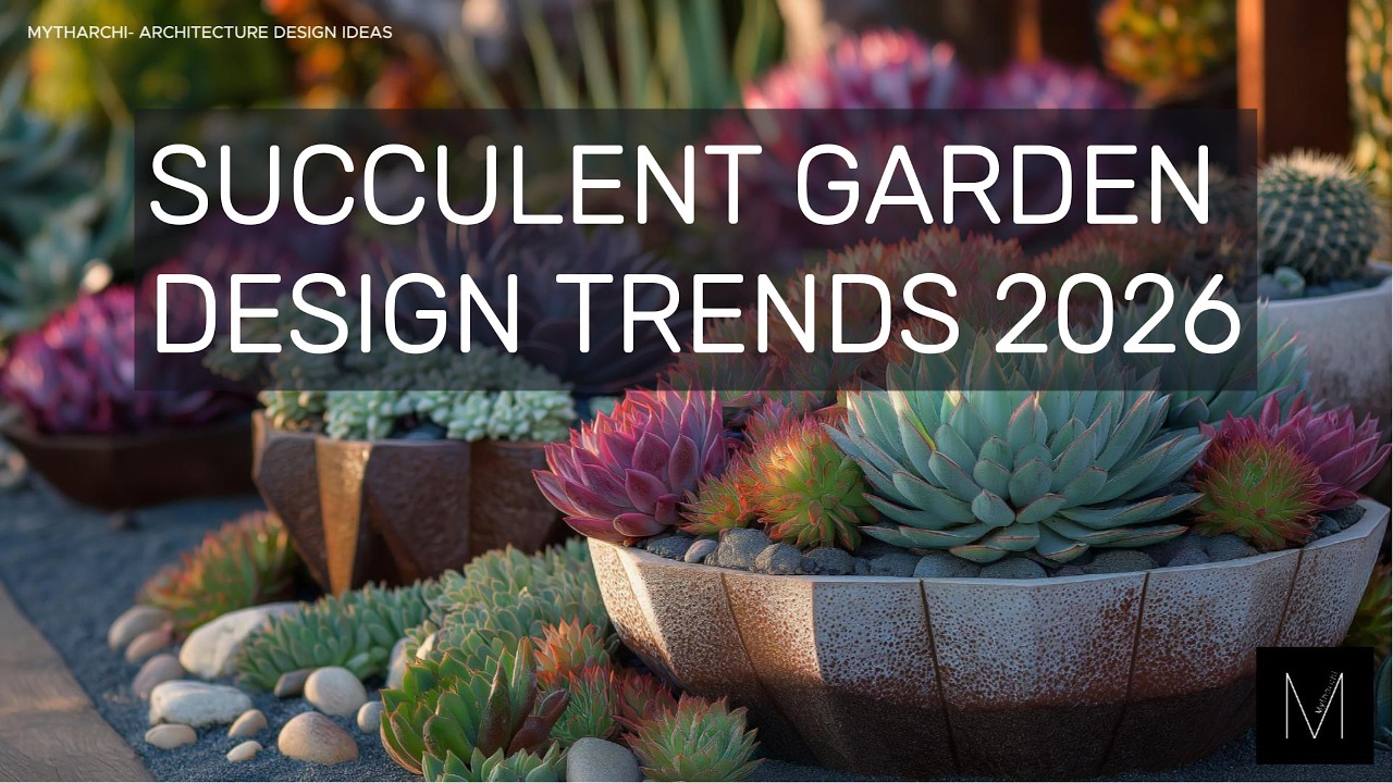 Modern Succulent Gardens 2026 | Future-Ready Landscape Design Trends