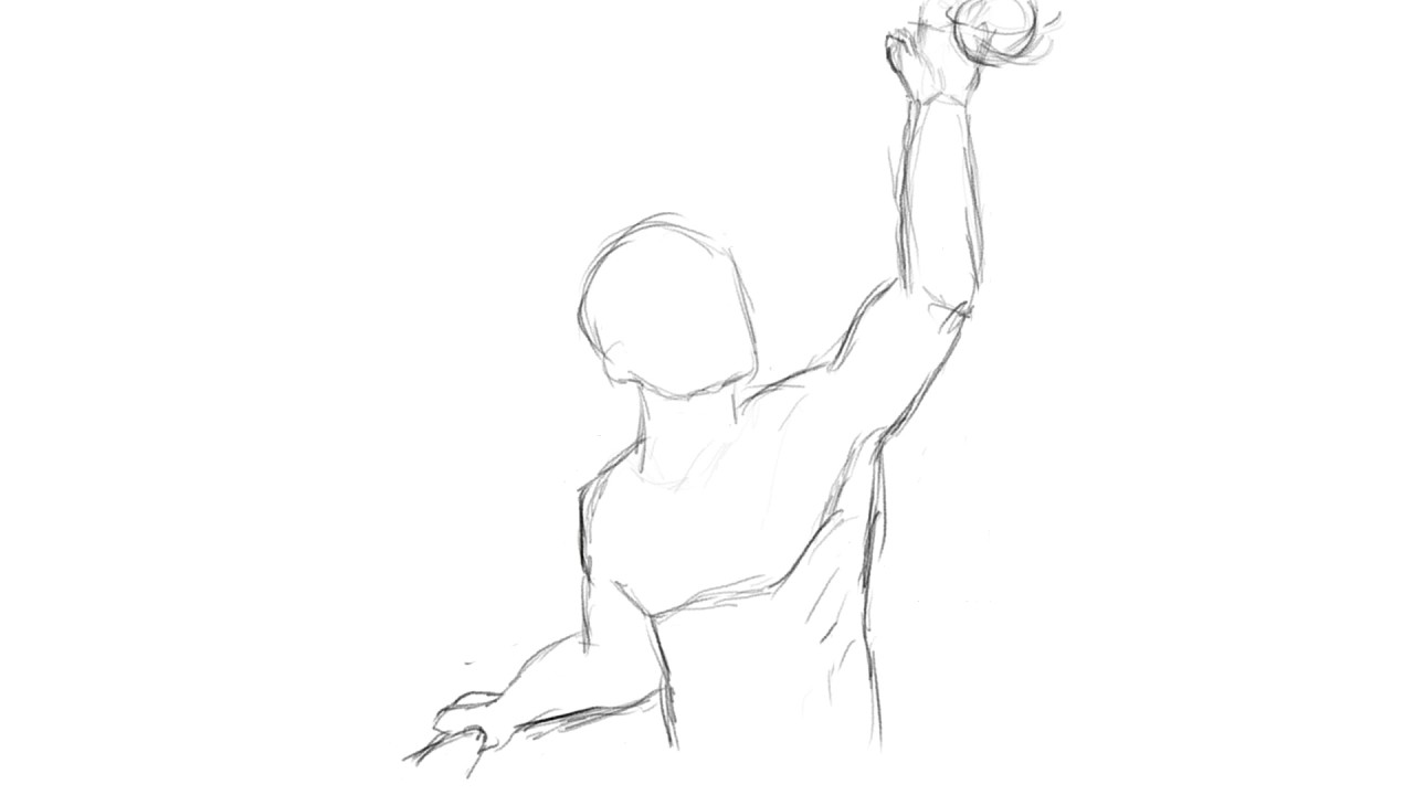Dude Throwing A Ball | Krita Animation