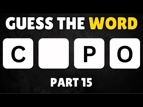 Guess the Word by Adding These Missing Letters! ✍️