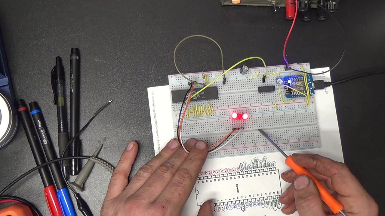 Z80 Funtime Pt.1 - Clock and NOP Generator.