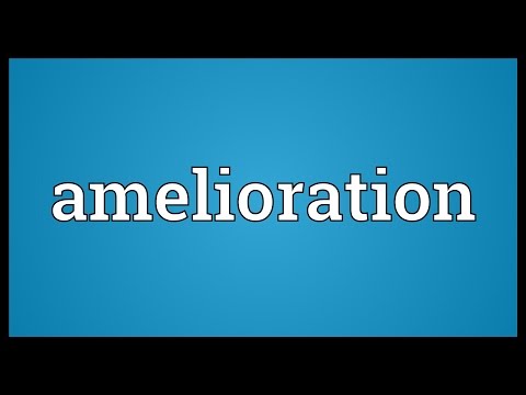 Amelioration Meaning