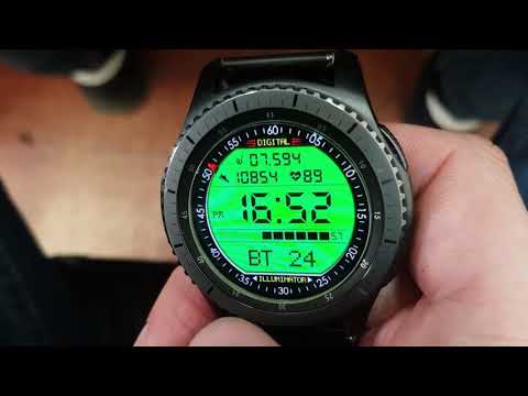 3D Parallax Watchface INC-LU381DE for Gear S3 Gear Sport
