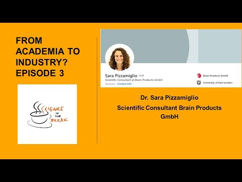 Transition from academia to industry: A chat with Dr. Sara Pizzamiglio