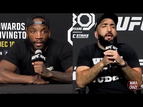 Leon Edwards vs. Belal Muhammad 2 Trash Talk Highlights UFC 304