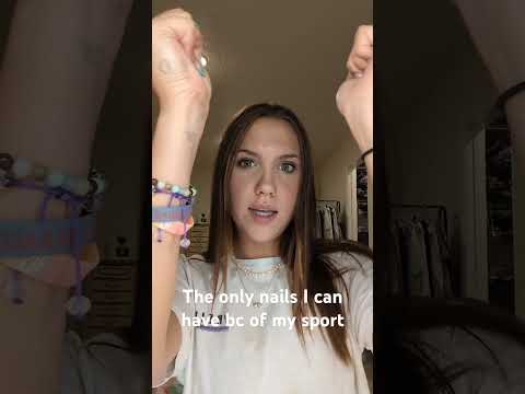 gotta have them short for softball #nails #nailtech #fypシ゚viral #softball