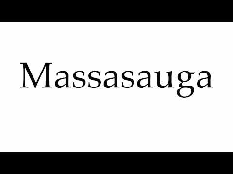 How to Pronounce Massasauga