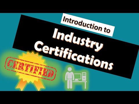Introduction to Industry Certifications (Middle School)