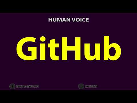 How To Pronounce GitHub