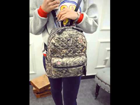 Harajuku style coat of arms backpack.avi