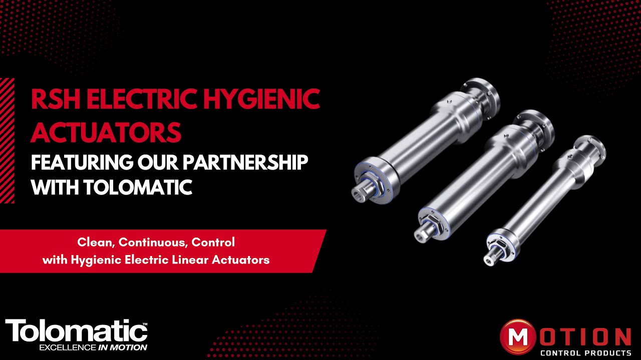 RSH Hygienic Electric Actuators: 316 Stainless Steel and IP69K for Clean, Reliable Performance.