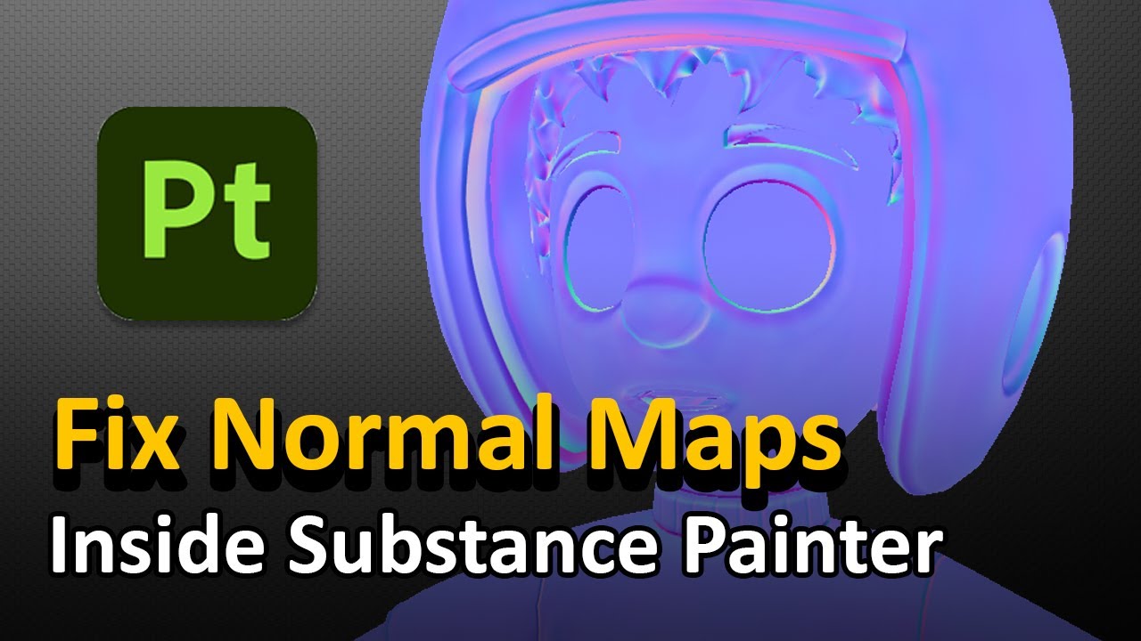 Fix Normal Maps in Substance Painter