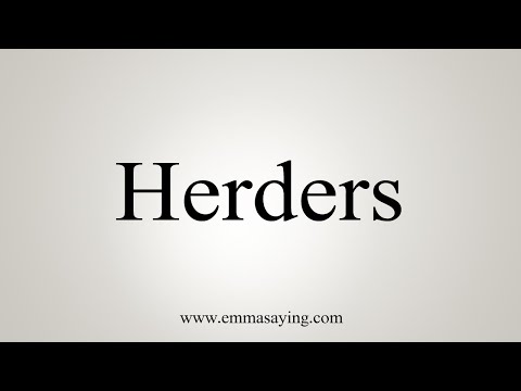 How To Say Herders