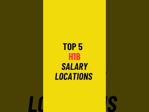 Top 5 us cities with highest h1b salaries #h1bvisajobs