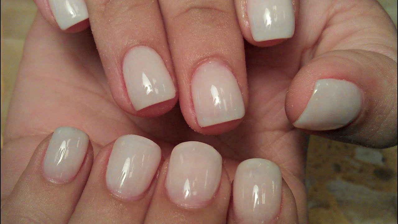 HOW TO SOFT WHITE NATURAL NUDE ACRYLIC NAILS TUTORIALS