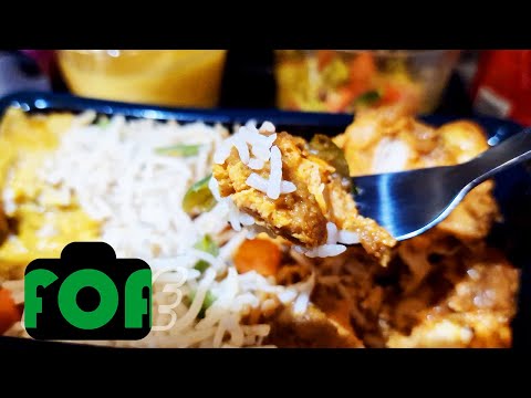 Hyderabadi chicken curry on Qatar Airways economy