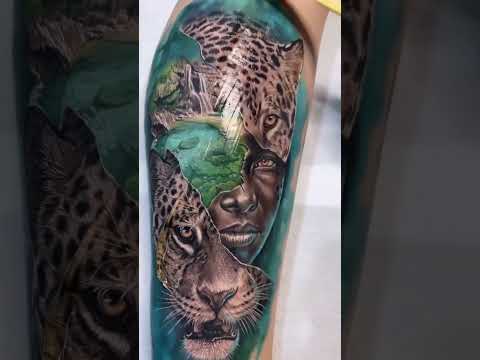 Chris BR | Color Realism Tattoo #shorts #tattoo