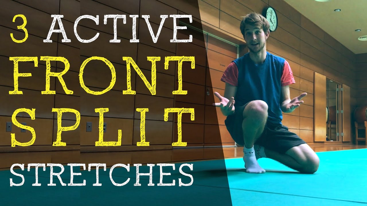 Front Split Flexibility Mobility Set | 3 Active Stretches | FOLLOW ALONG