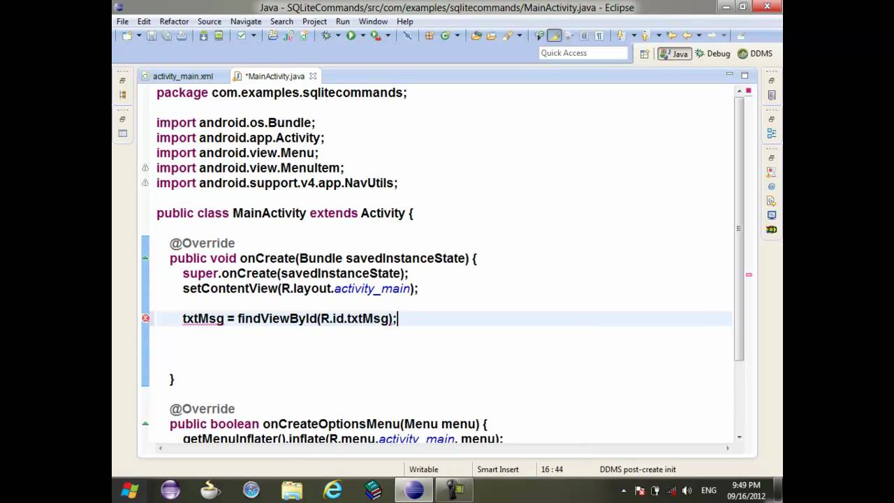 48 Android Revision SQL Database SQLite Introduction to Big Example ...
