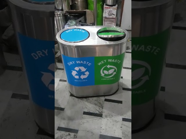 Stainless Steel Dustbin - Ss Duo Dustbin Manufacturer from New Delhi