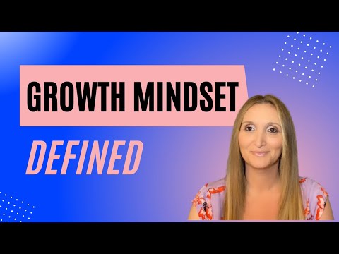 Growth Mindset Defined