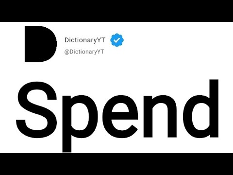 Spend Meaning in English