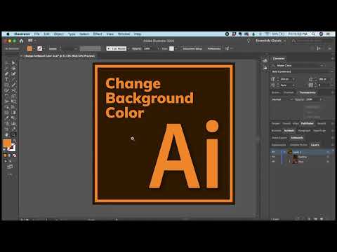 How to change artboard color in Illustrator