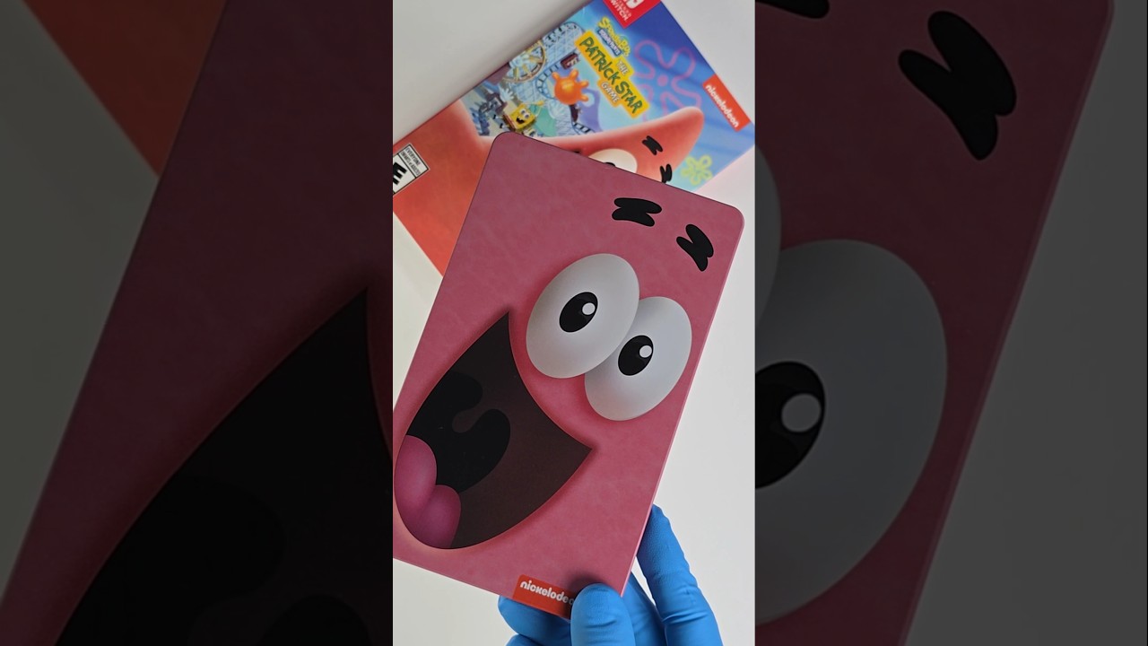 SpongeBob A Patrick Star Game#nintendogame #nintendoswitcholed #unboxing #gaming #shorts