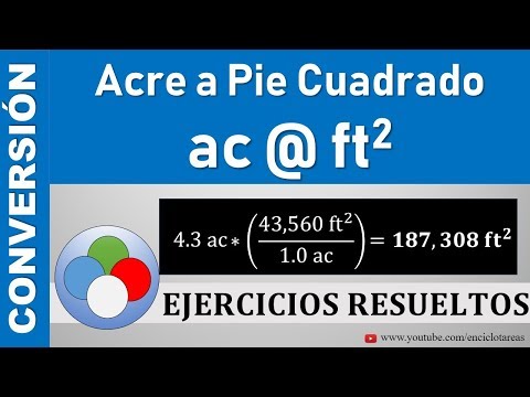 Acres a Pies Cuadrados (acres a ft2)