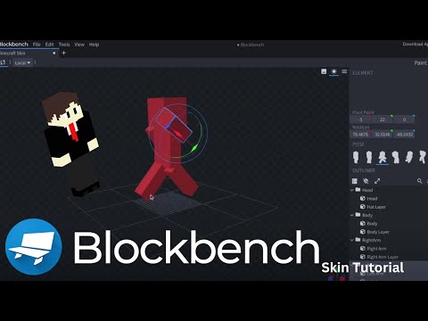How To Make A Minecraft Skin In Blockbench | Minecraft Tutorial