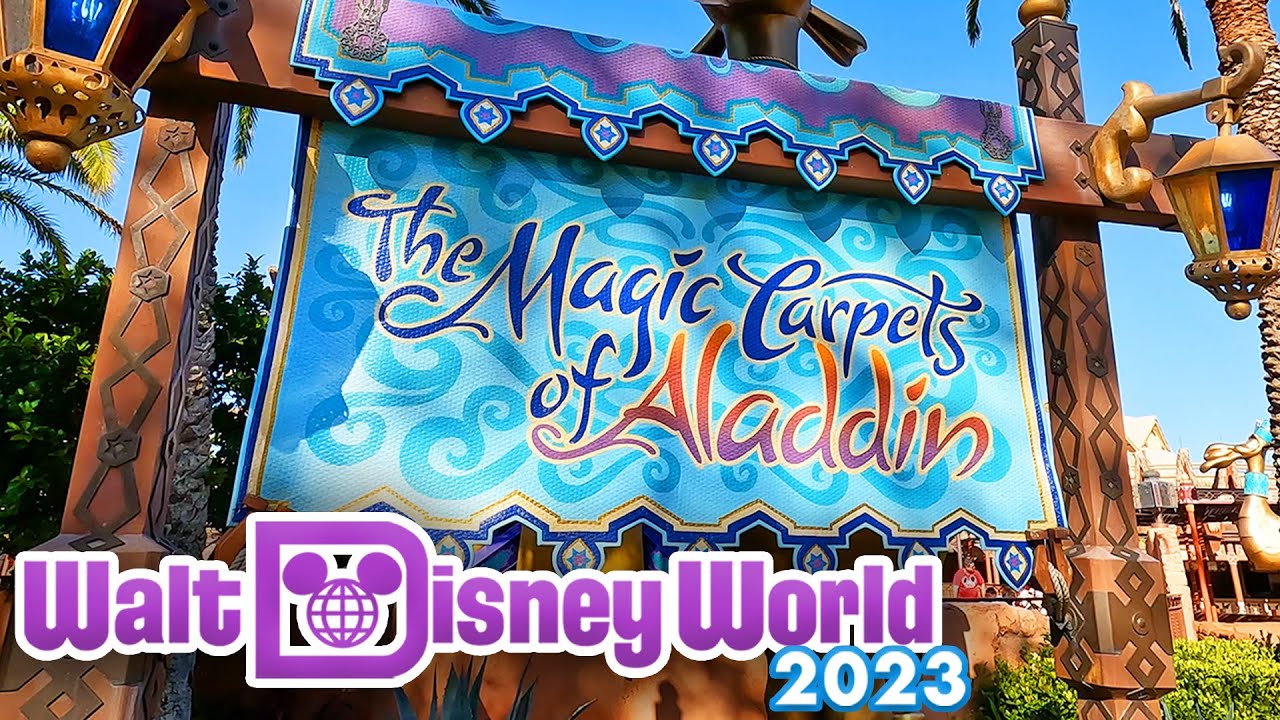 Magic Carpets of Aladdin 2023 - Magic Kingdom Rides [4K POV]