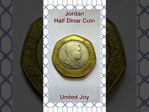 Jordan Half Dinar Coin | Jordan Currency || United Joy