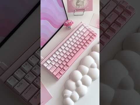 🌷🎀 mchose Ace68 air keyboard #typing #shorts #keyboard #aesthetic #asmr #unboxing