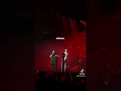 Jelly Roll brings out Post Malone! #madisonsquaregarden #jellyroll #postmalone