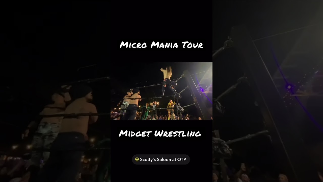 Micro Mania Midget Wrestling Tour #wrestling #midgets