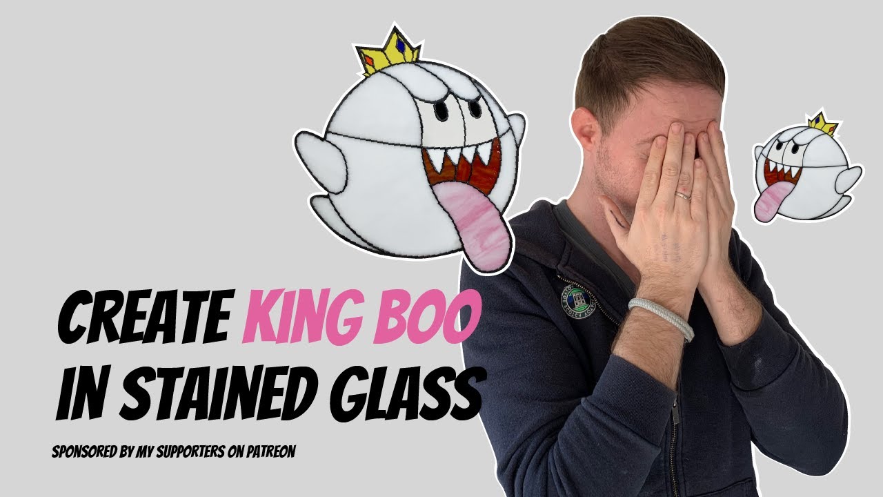 Creating King Boo in stained glass | Stained Glass Geek DIY