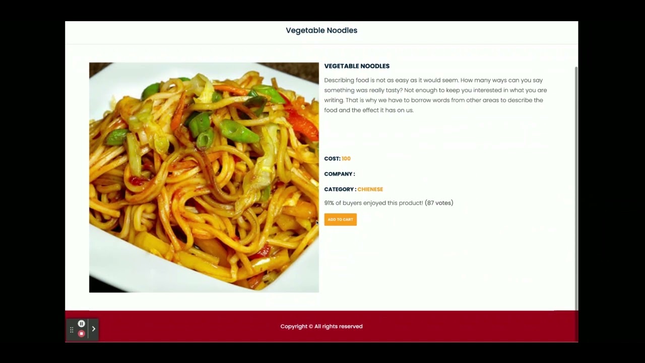Canteen Management System Mini Project | Angular Project Tutorial | Spring Boot CRUD Project