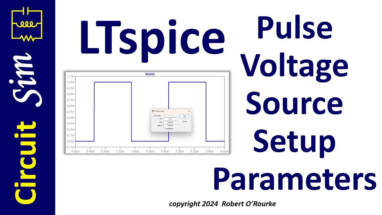 LTspice Pulse Voltage Source Setup Parameters