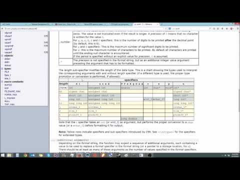 C++/Game Tutorial 20: printf, C-Strings, and Documentation!