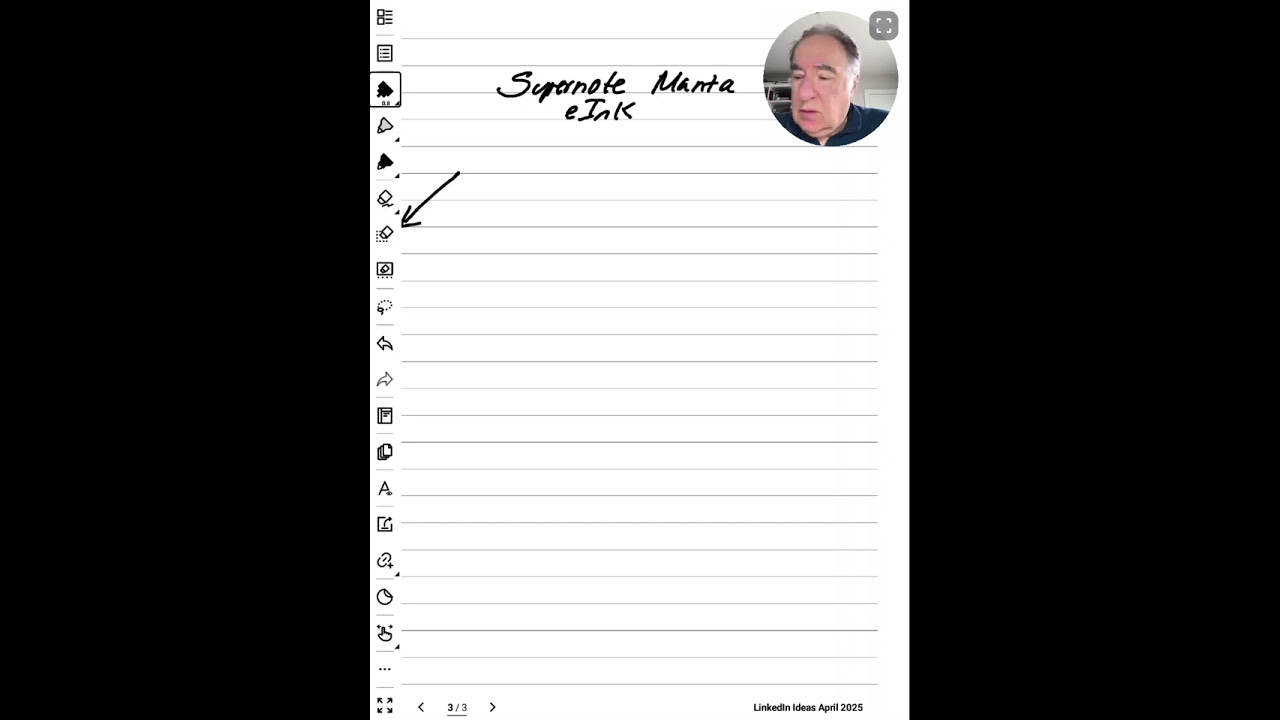 Supernote Manta - User Interface