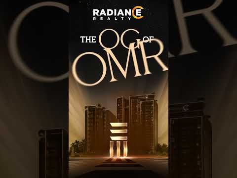 OG of OMR is back | Radiance Realty