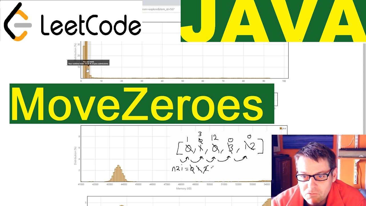 Leetcode MoveZeroes Java solution