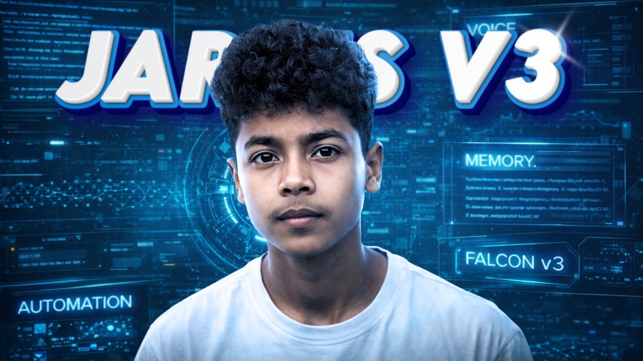 I Built an AI Like JARVIS 🤖 | Falcon v3 (Free Source Code)
