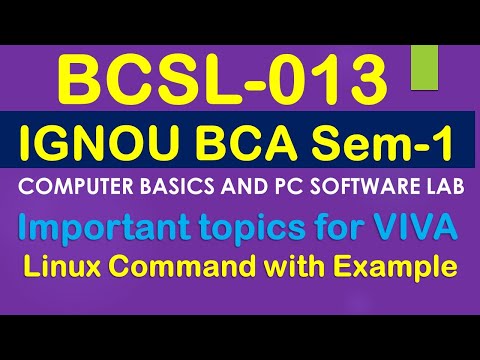 BCSL-013: questions for Viva bcsl013 | bcsl-013 | bcsl13 | Computer Basics and PC software Lab