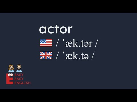 How to pronounce actor? US English UK English IPA Audio Waveform 👩👨 How to say actor correctly?