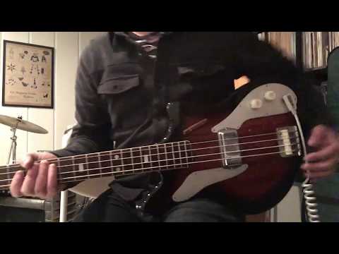 Kent Short Scale Bass 1960's Redburst Vintage Japan Guyatone | Reverb